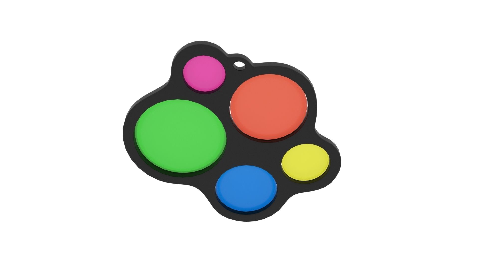 Popping Simple Dimple Animation 3D model animated | CGTrader