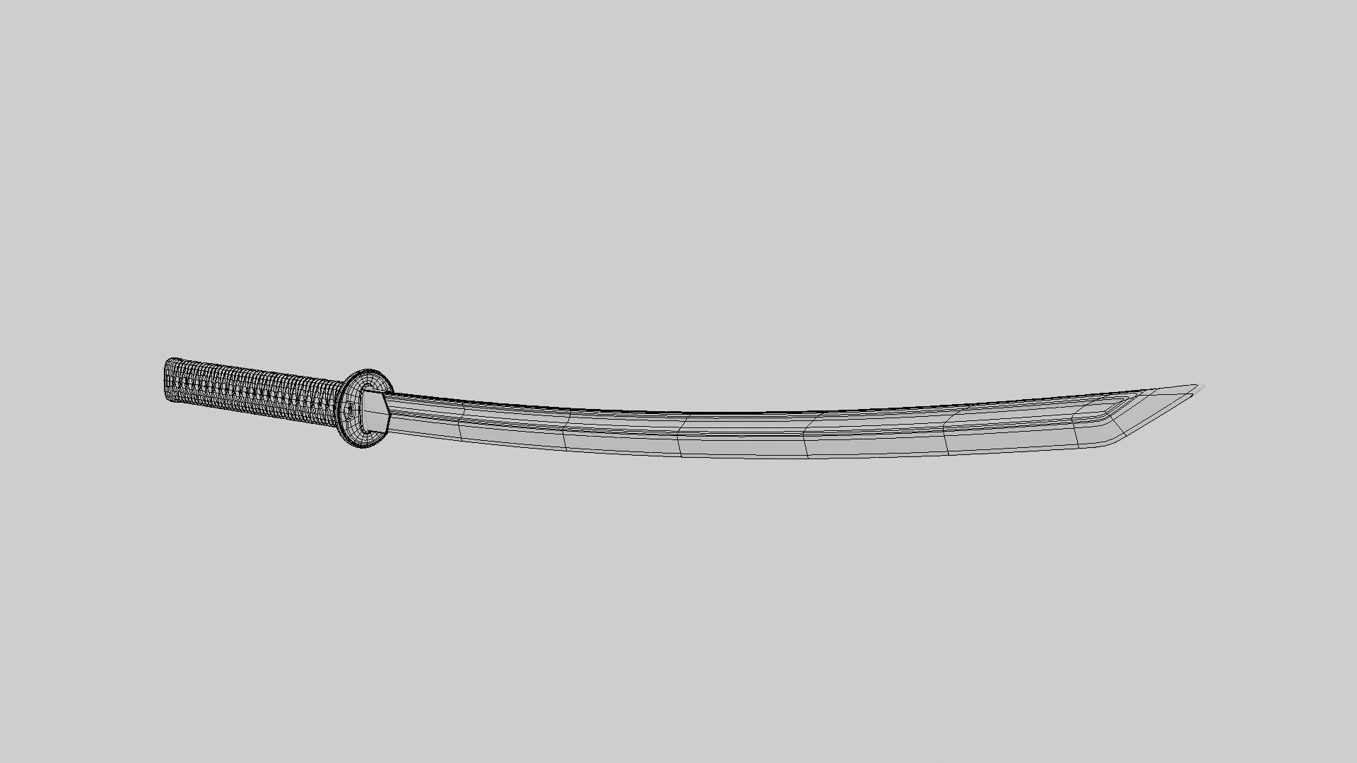 Katana sword free 3D model | CGTrader