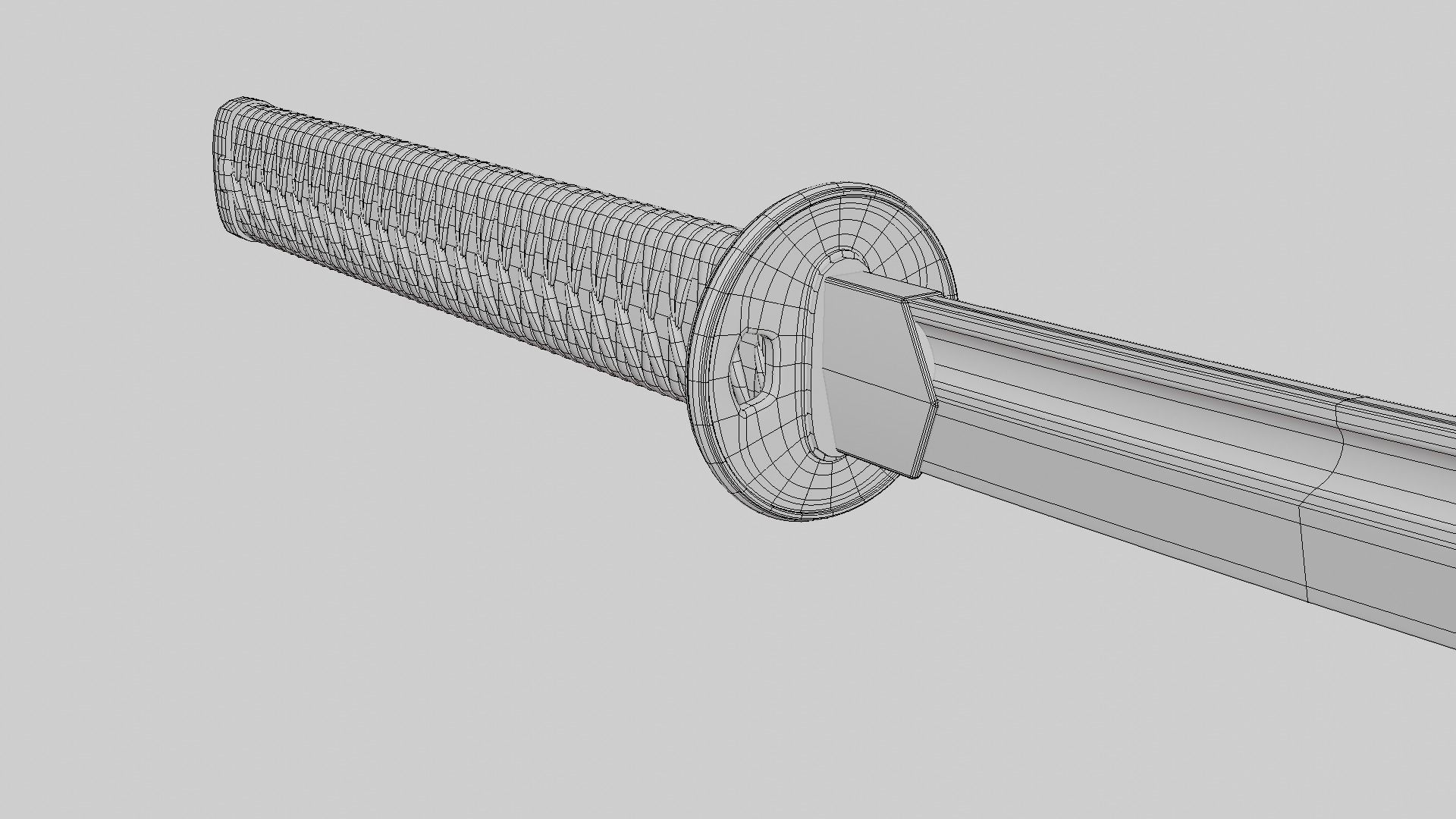 Katana sword free 3D model | CGTrader