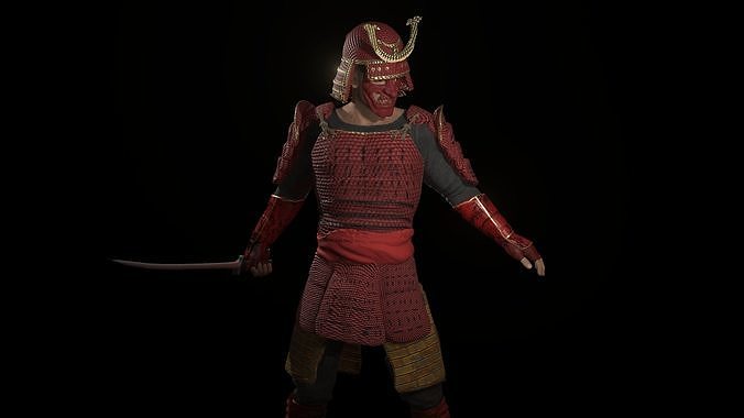 3D model Samurai armor VR / AR / low-poly | CGTrader
