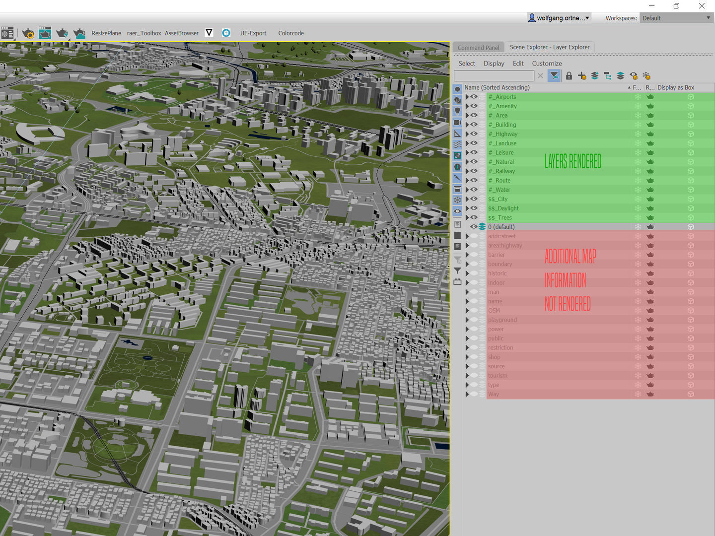 Suwon South Korea 50x50km 3D City Map 3D model | CGTrader