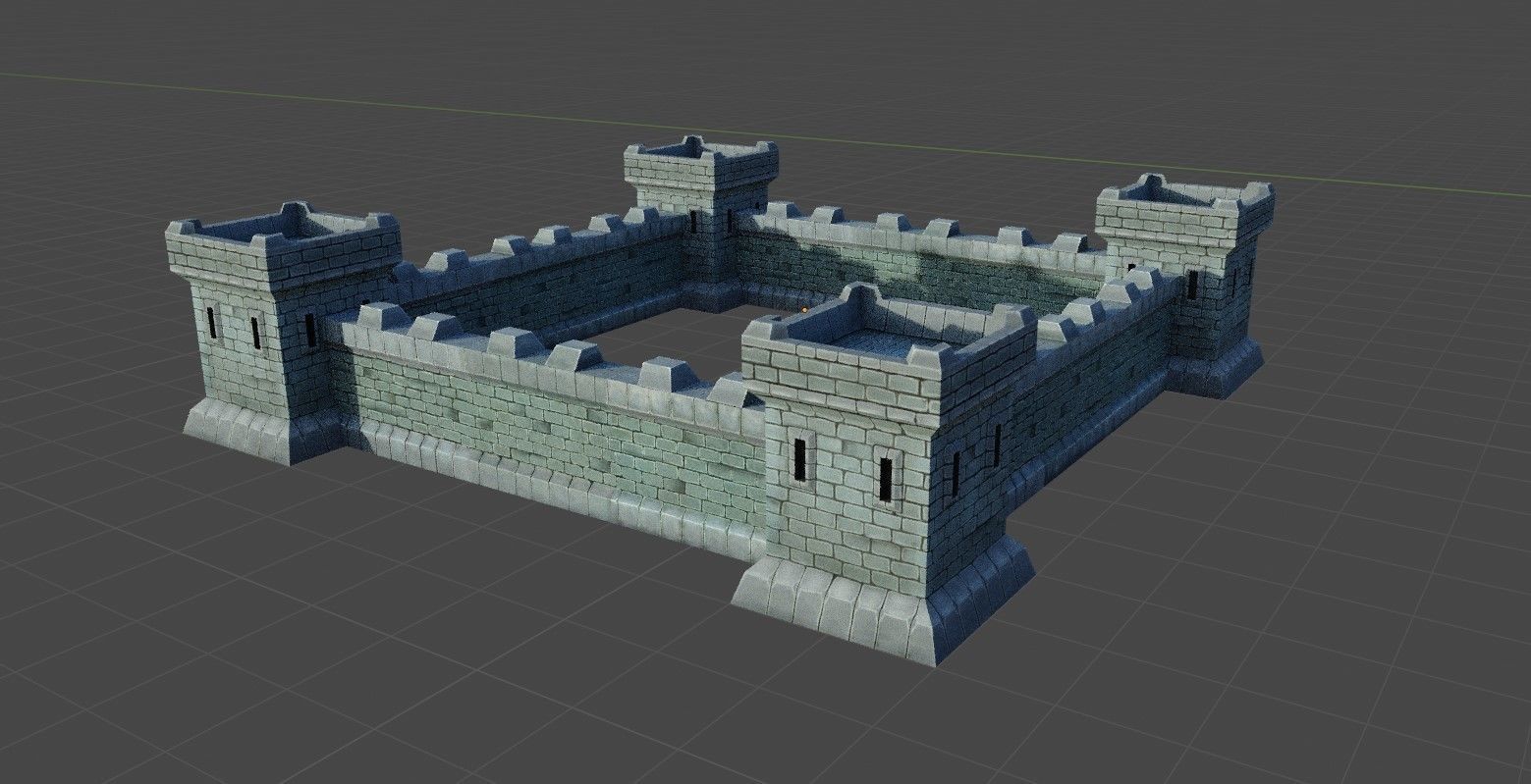 3D model mini Tower Defence constructor VR / AR / low-poly | CGTrader