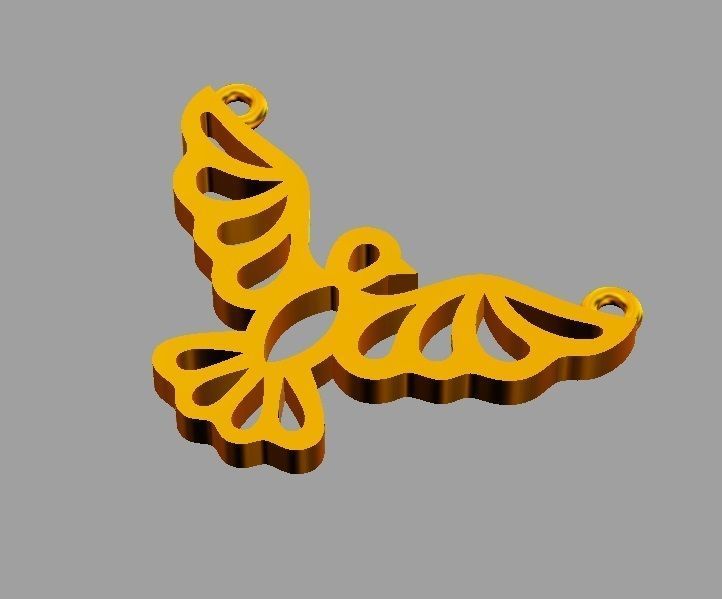 Holy Spirit Necklace 3D model 3D printable | CGTrader