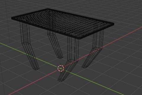 3D model modern table in 3d style VR / AR / low-poly | CGTrader