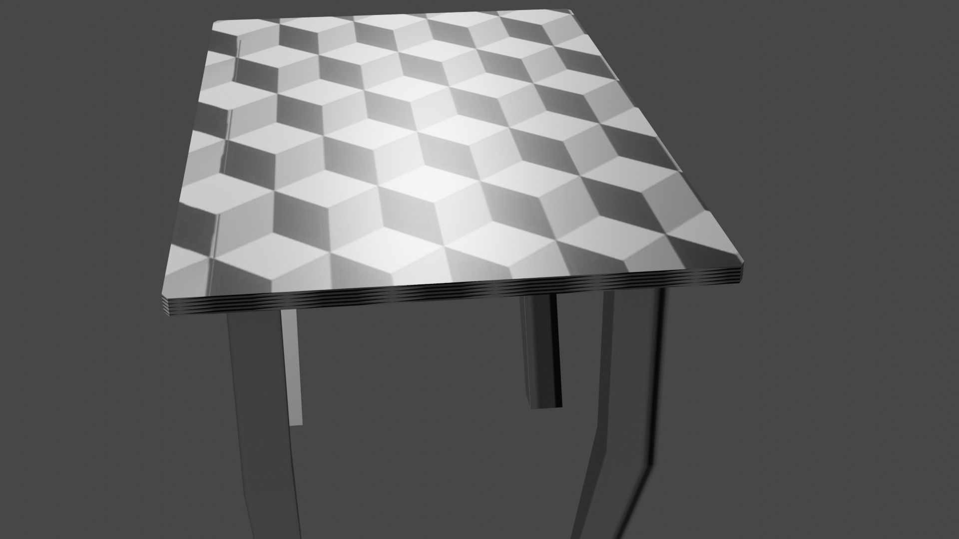 3D model modern table in 3d style VR / AR / low-poly | CGTrader
