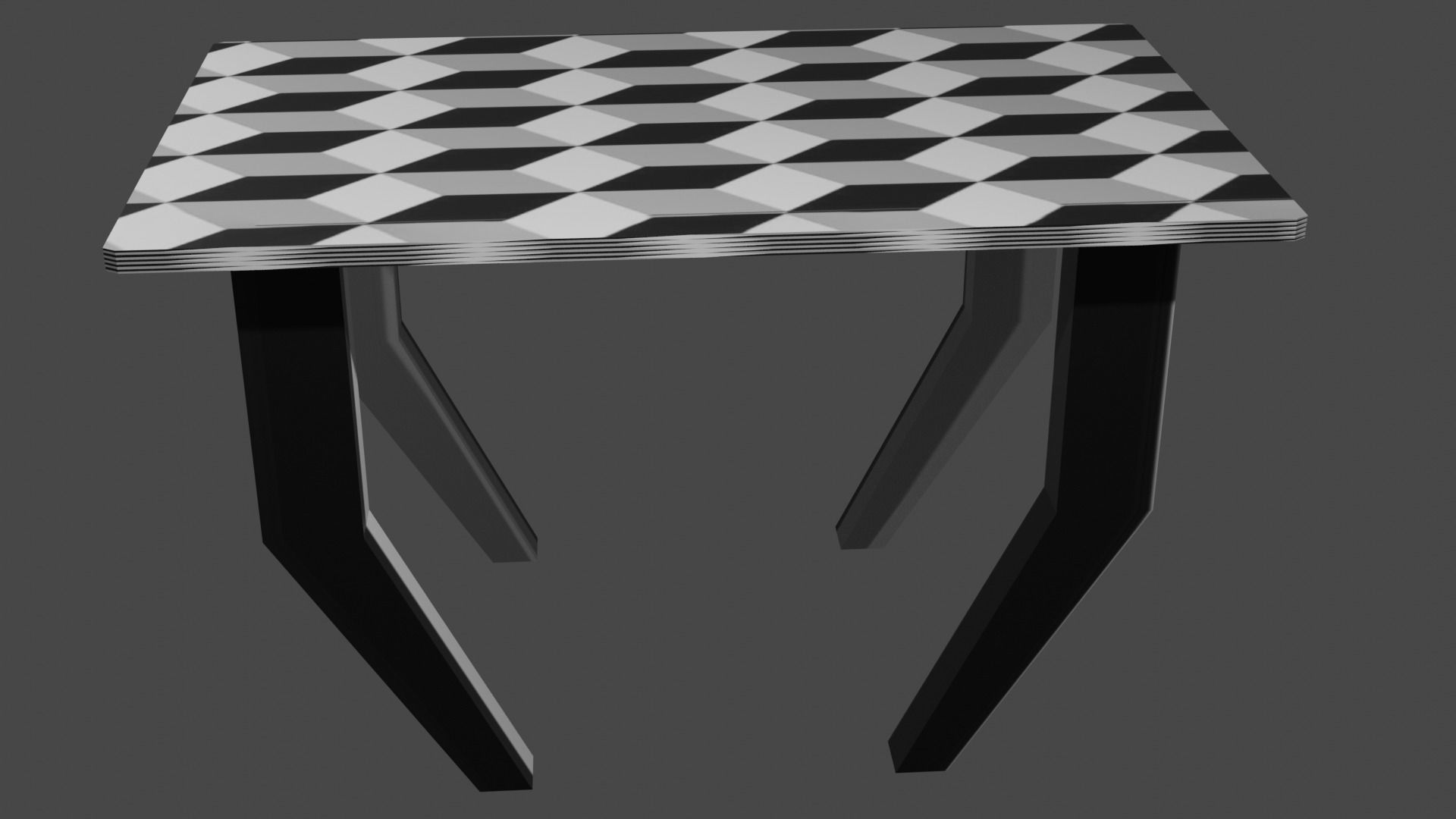 3D model modern table in 3d style VR / AR / low-poly | CGTrader