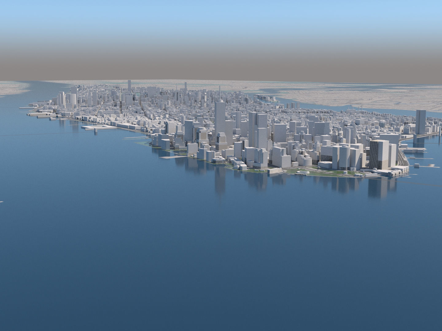 New York USA 3D Model City Map 3D model | CGTrader