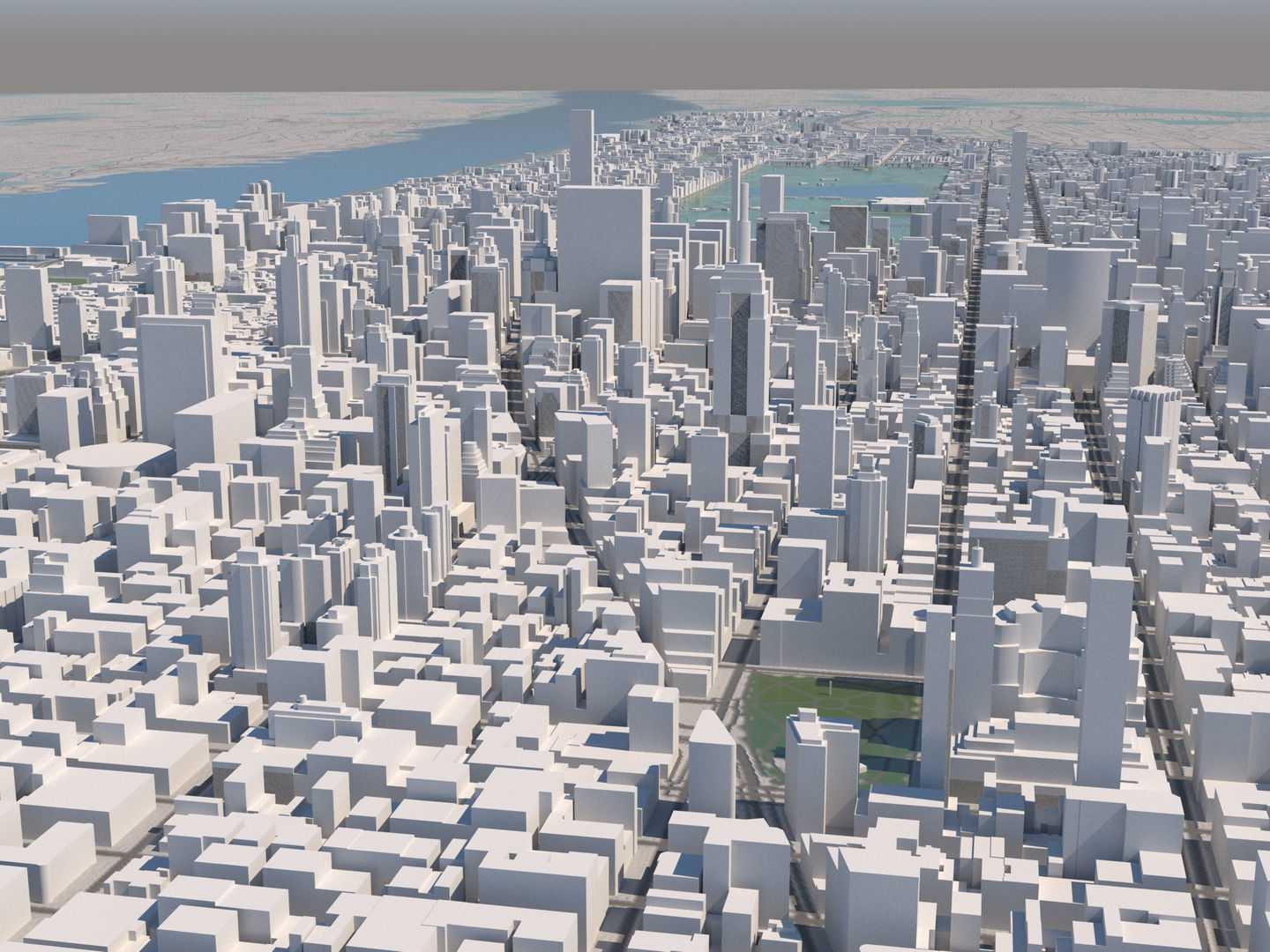 New York USA 3D Model City Map 3D model | CGTrader