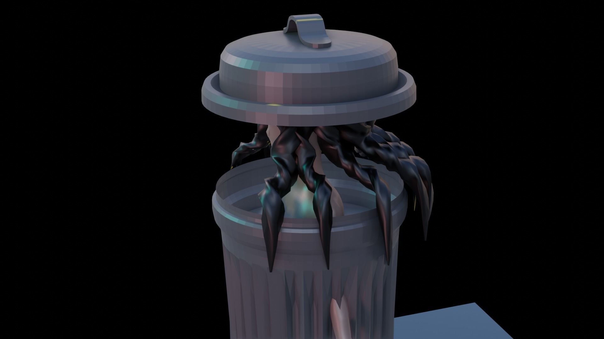 3D model Trash monster VR / AR / low-poly | CGTrader
