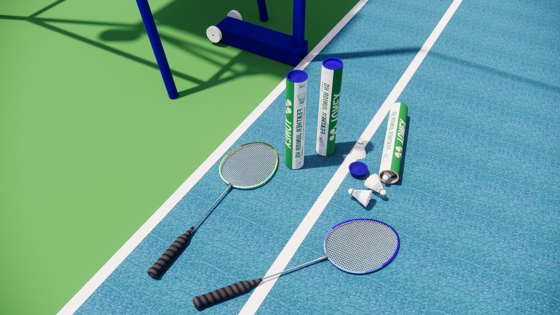 BADMINTON OUTDOOR 3D model | CGTrader