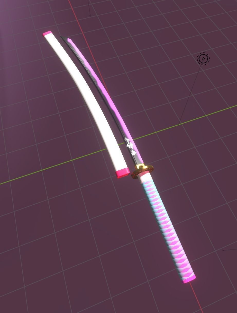 Mitsuri Katana 3D model | CGTrader