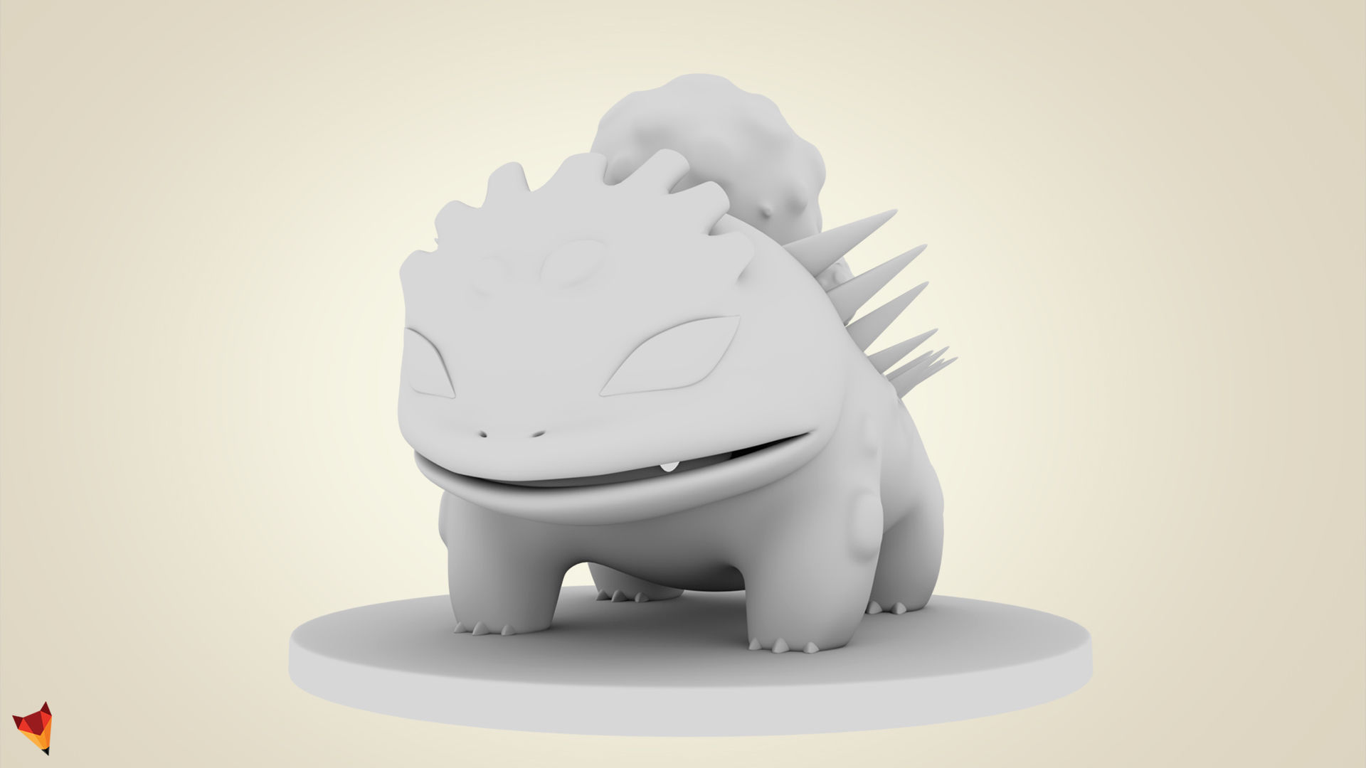 3D model Pokemon Bulbasaur Rock Concept VR / AR / low-poly | CGTrader