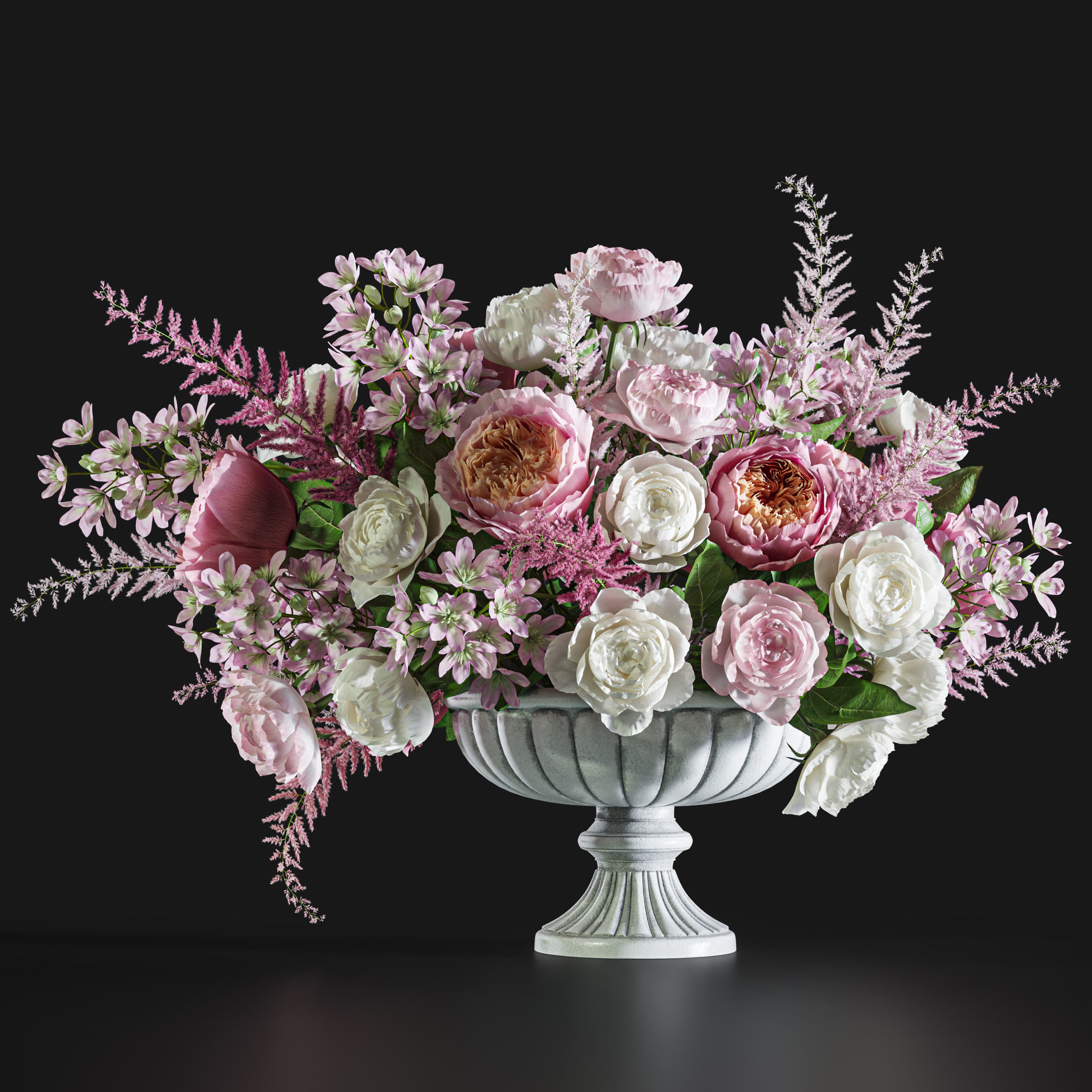 Flower Set 045 Centerpiece bouquet 3D model | CGTrader