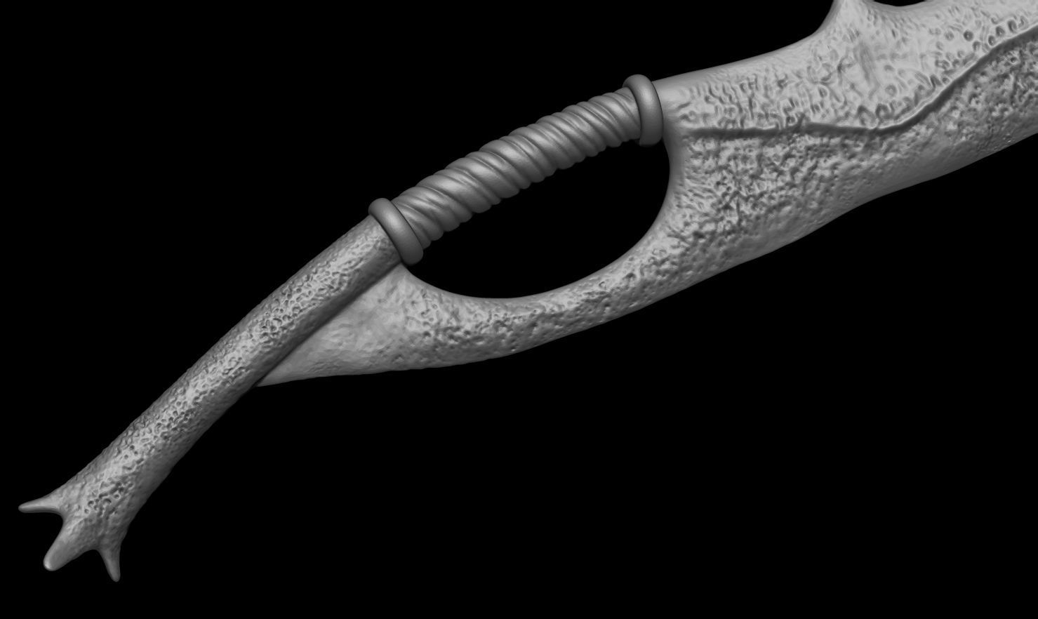 3D PRINTABLE MORIA ORC SWORD SCIMITAR - THE LORD OF THE RINGS 3D model ...