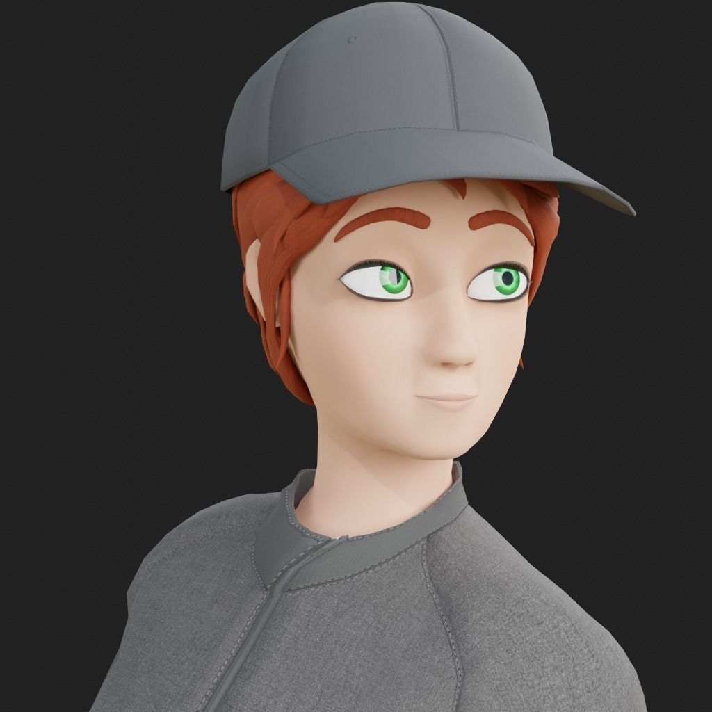 Stylized Customizable Avatar - Female - FREE free VR / AR / low-poly 3D ...