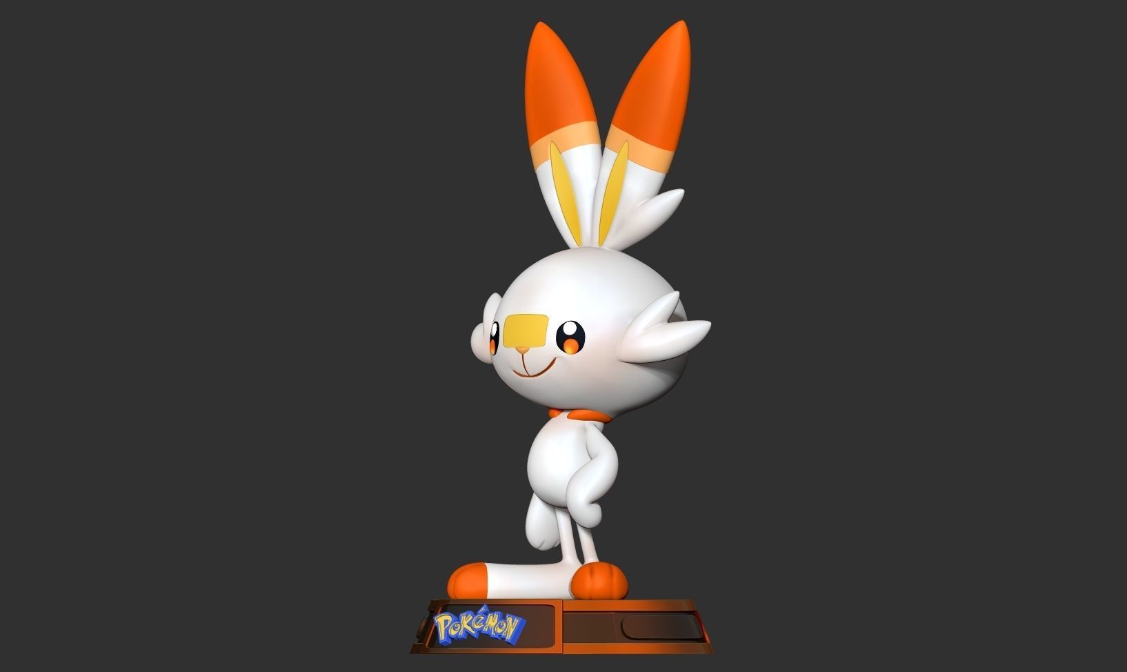 Scorbunny - Pokemon Fanart 3D model 3D printable | CGTrader