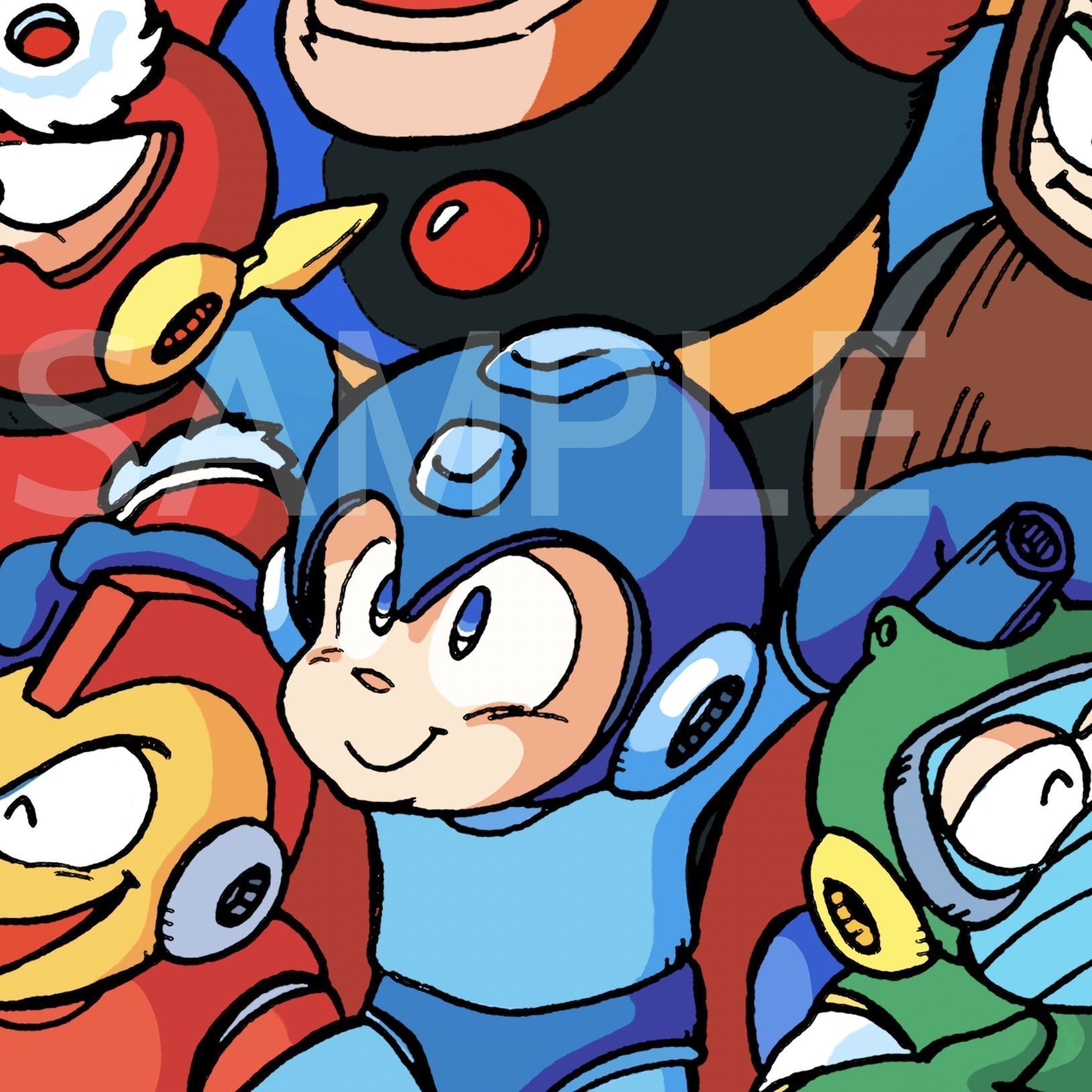 Rockman and Friend Megaman poster 3D model | CGTrader