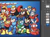 Rockman and Friend Megaman poster 3D model | CGTrader