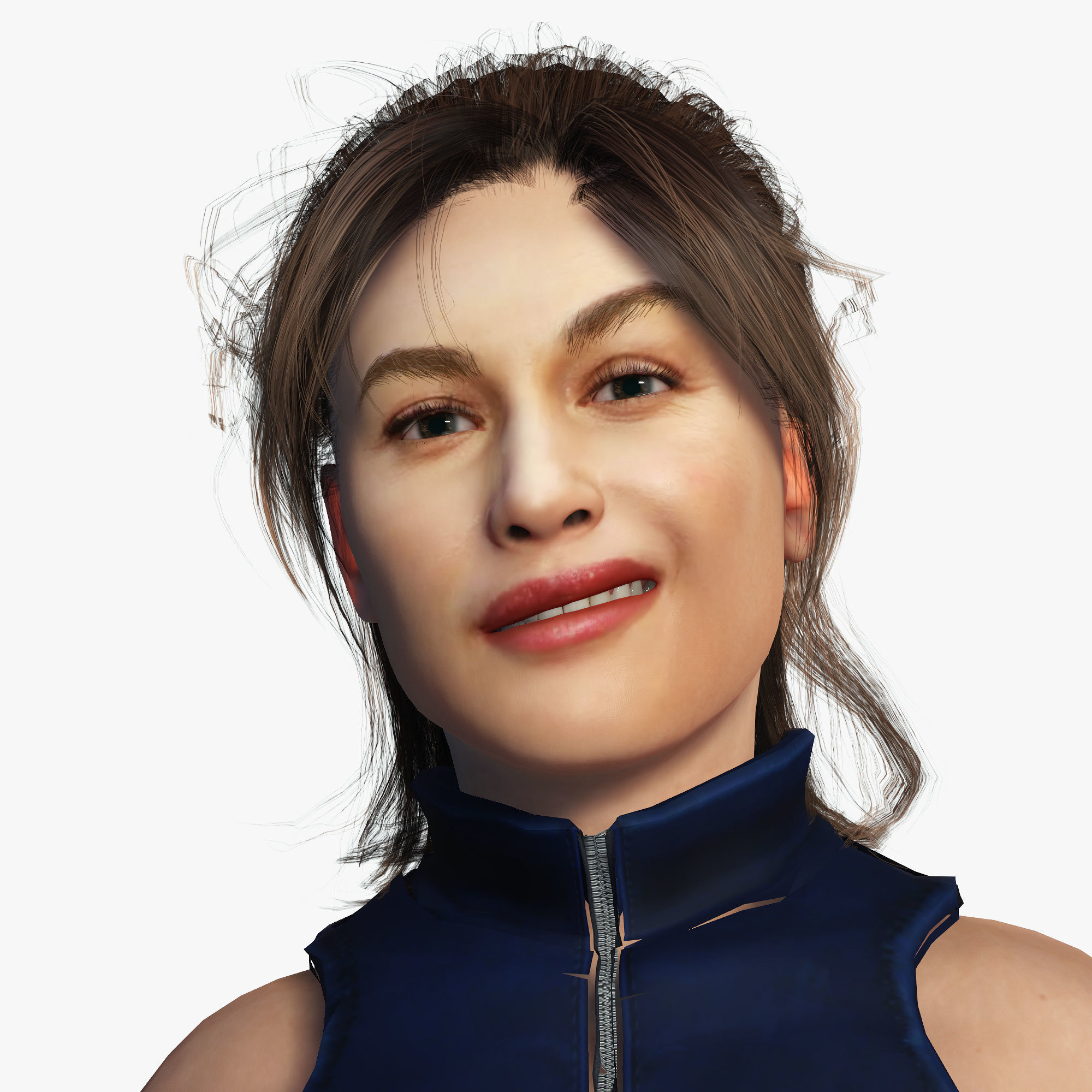 3D model Olga Kurylenko 3D Rigged model ready for animation VR / AR ...