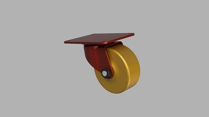 Castor Wheel 3D model | CGTrader