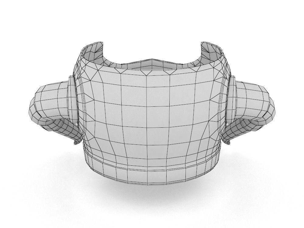 3D model Stylized Helmet Game Ready PBR Low Poly 3D model VR / AR / low ...