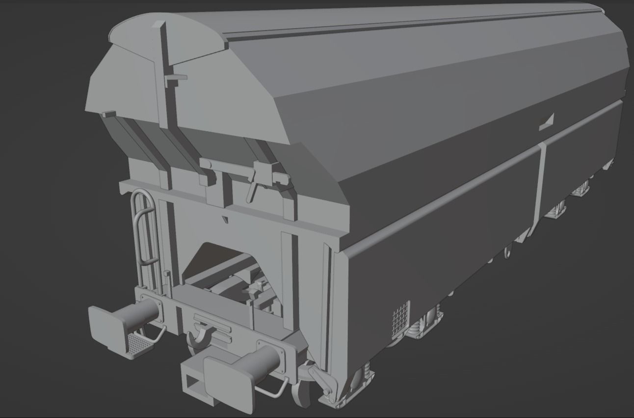 H0 1-87 scale Talns 970 freight car 3D model 3D printable | CGTrader