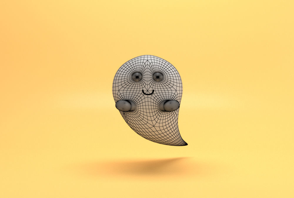 ghost 3d model 3D model | CGTrader