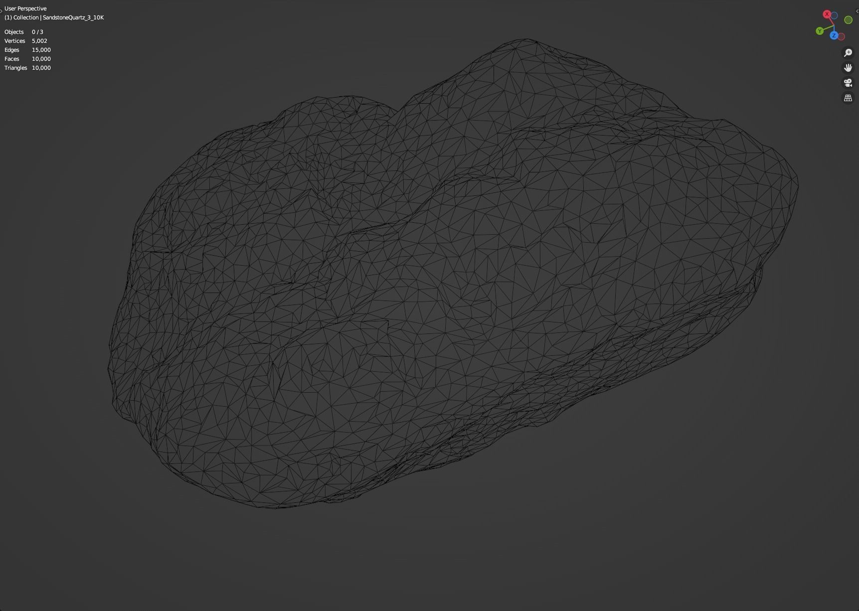 3D model Sandstone with Quartz - 8K Textures - 6 Mesh Resolutions VR ...