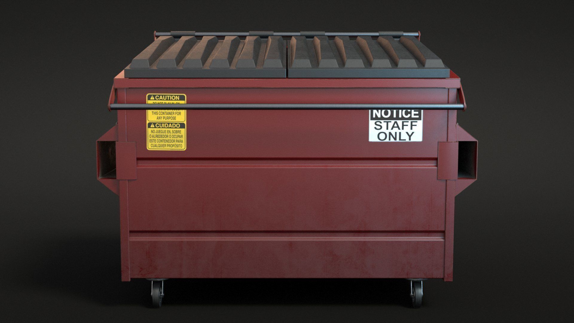 3D model New Dumpster VR / AR / low-poly | CGTrader