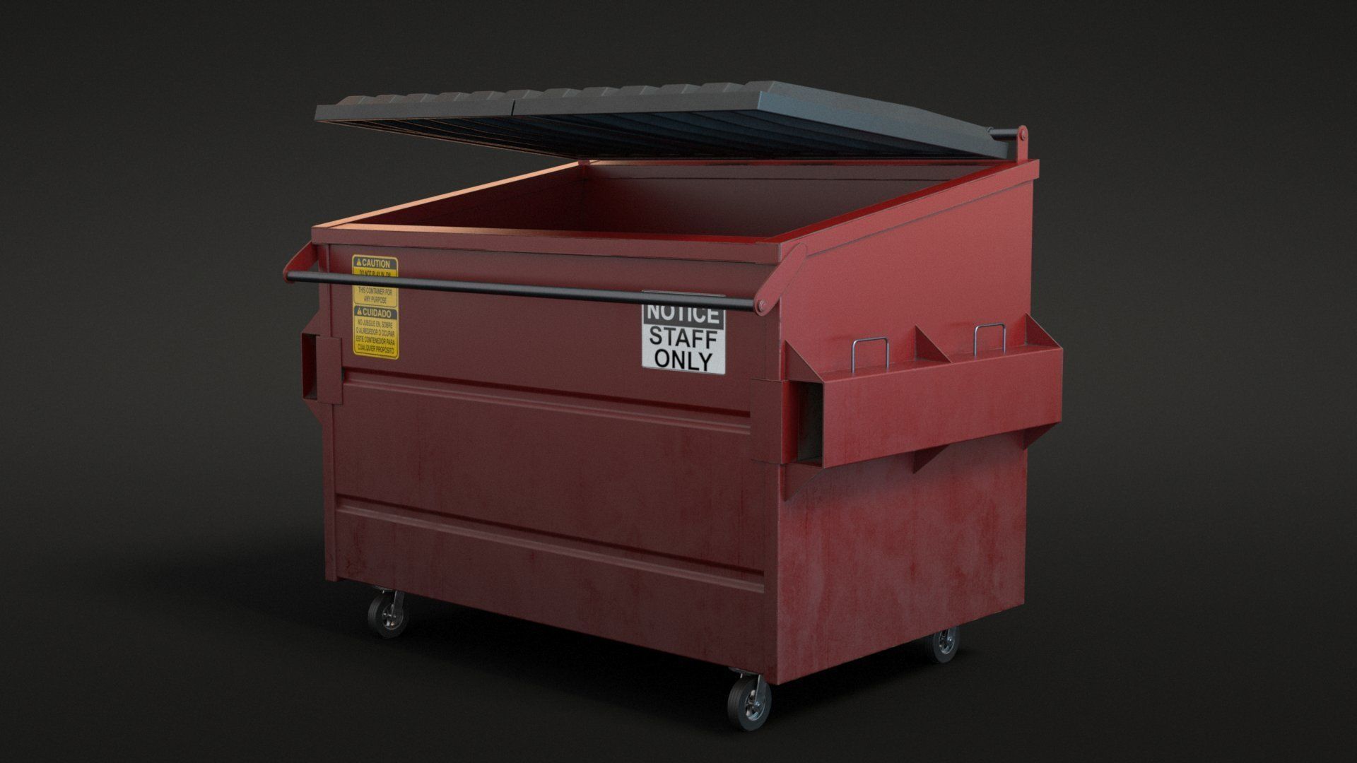 3D model New Dumpster VR / AR / low-poly | CGTrader