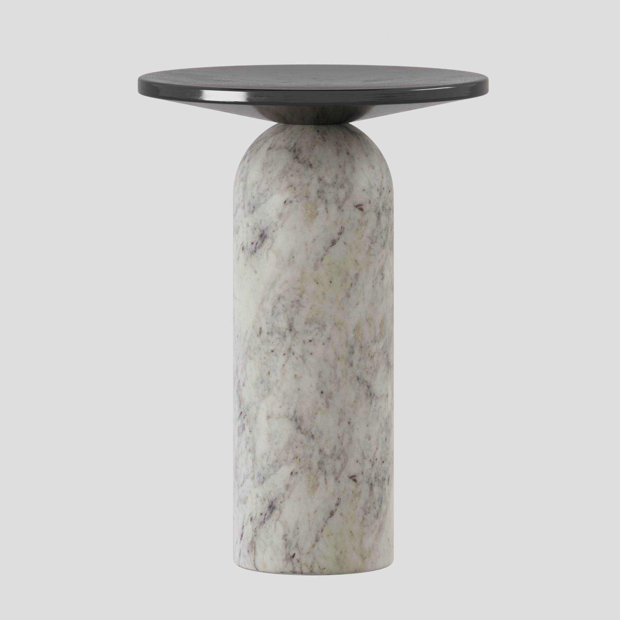 MARTINI SIDE TABLE WITH WHITE MARBLE BASE 3D model | CGTrader