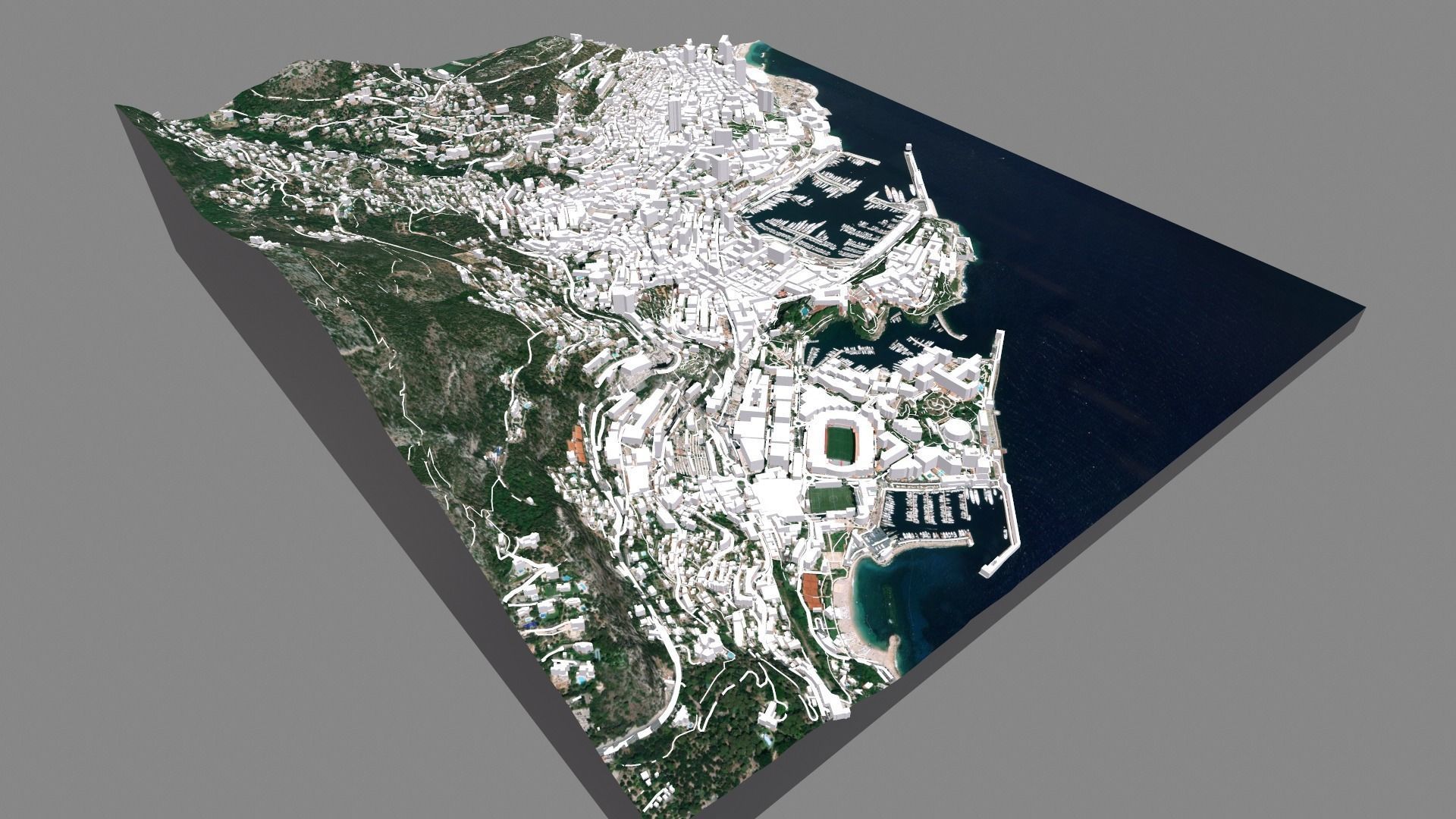 Cityscape Monte Carlo Monaco 3D model | CGTrader