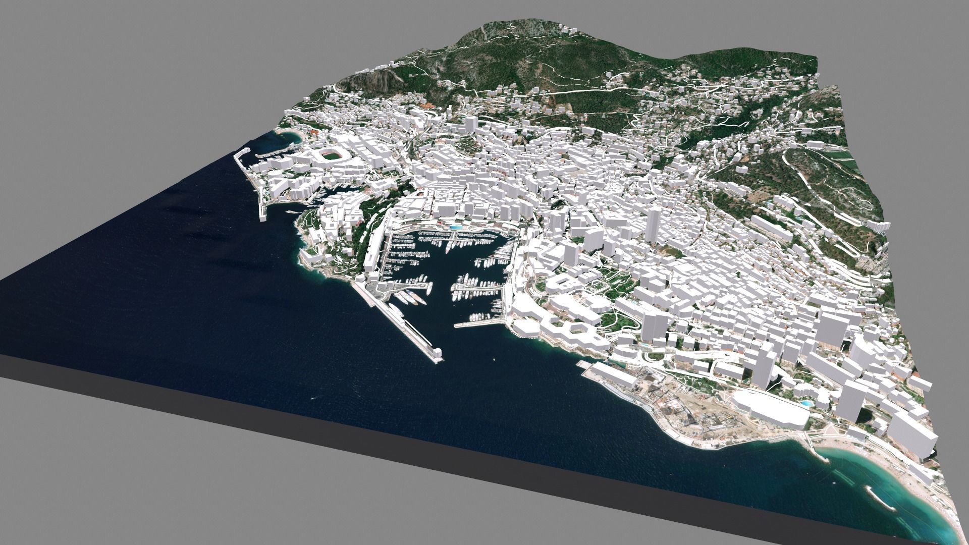 Cityscape Monte Carlo Monaco 3D model | CGTrader