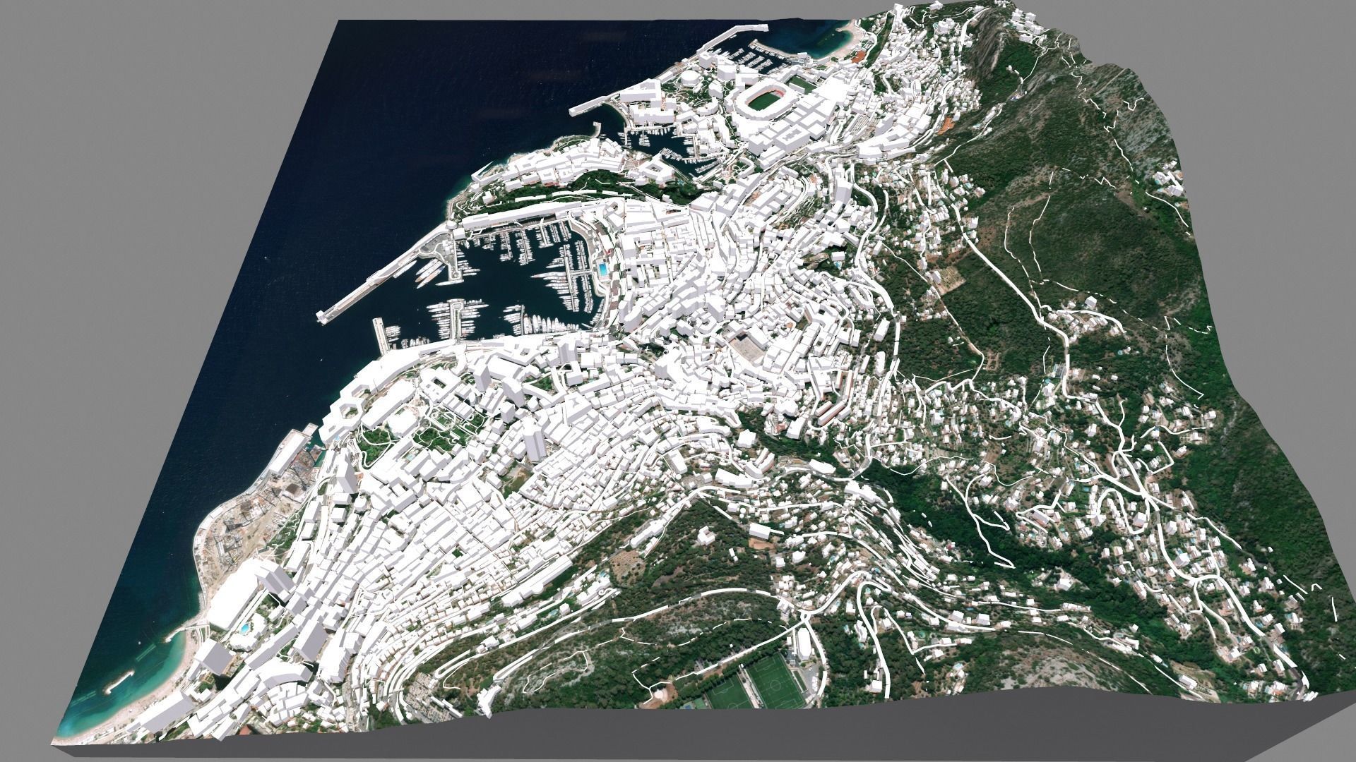 Cityscape Monte Carlo Monaco 3D model | CGTrader
