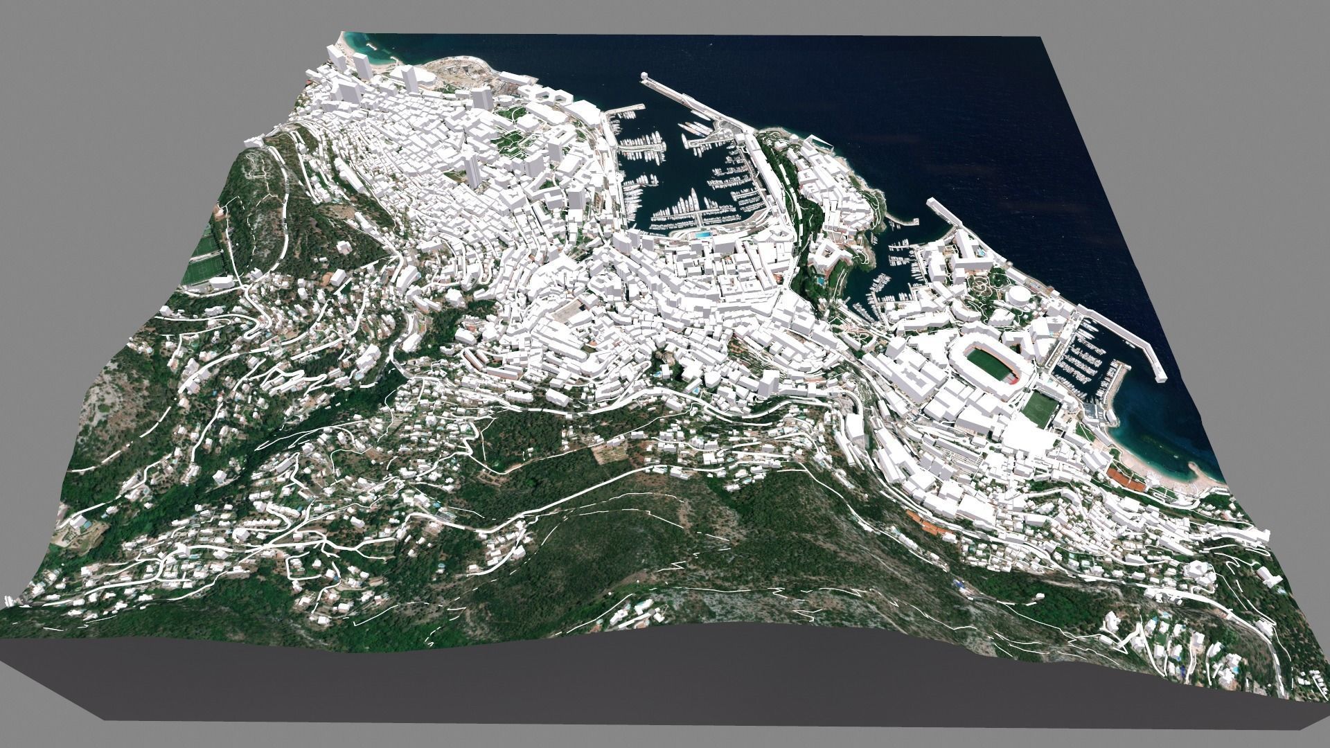 Cityscape Monte Carlo Monaco 3D model | CGTrader