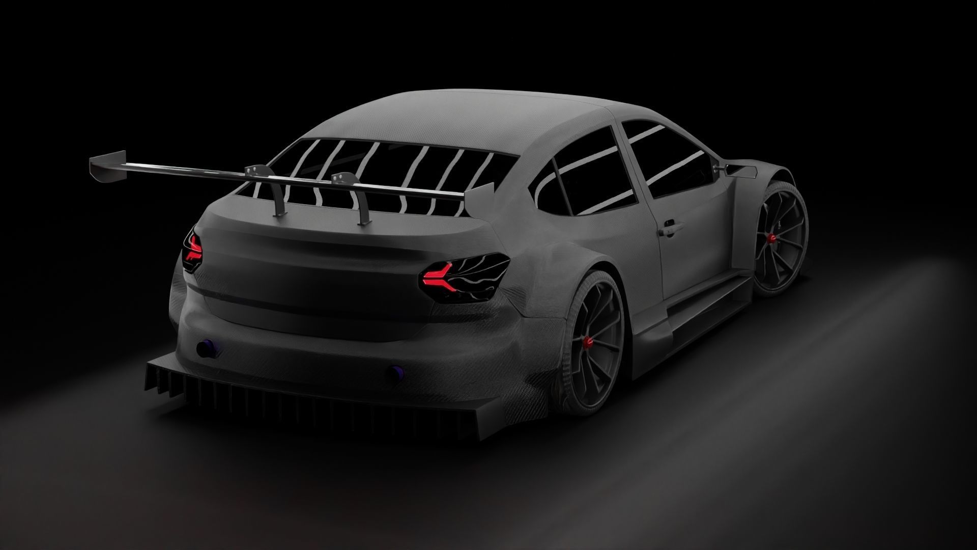 Dacia Logan 2021 STCC edition rigged 3D model rigged | CGTrader