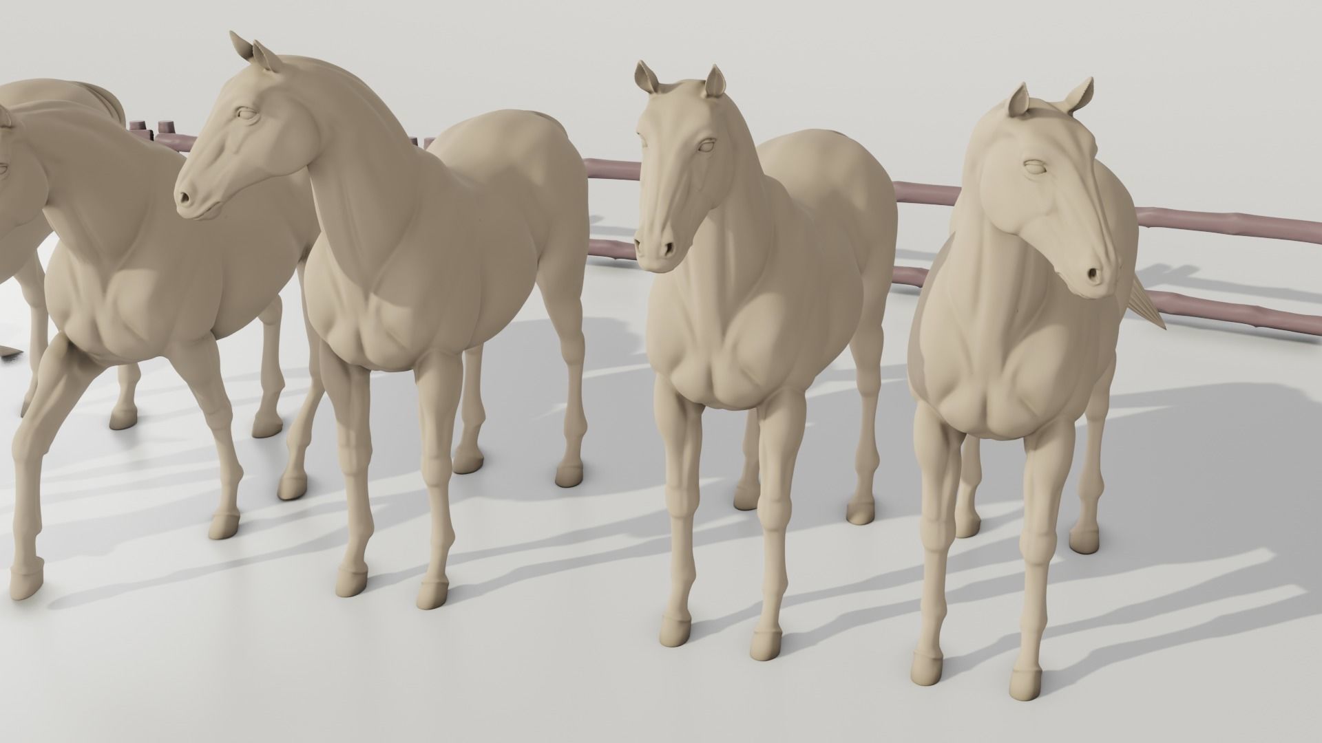 Livestock Farm Animals Diorama Pack 3D model 3D printable | CGTrader