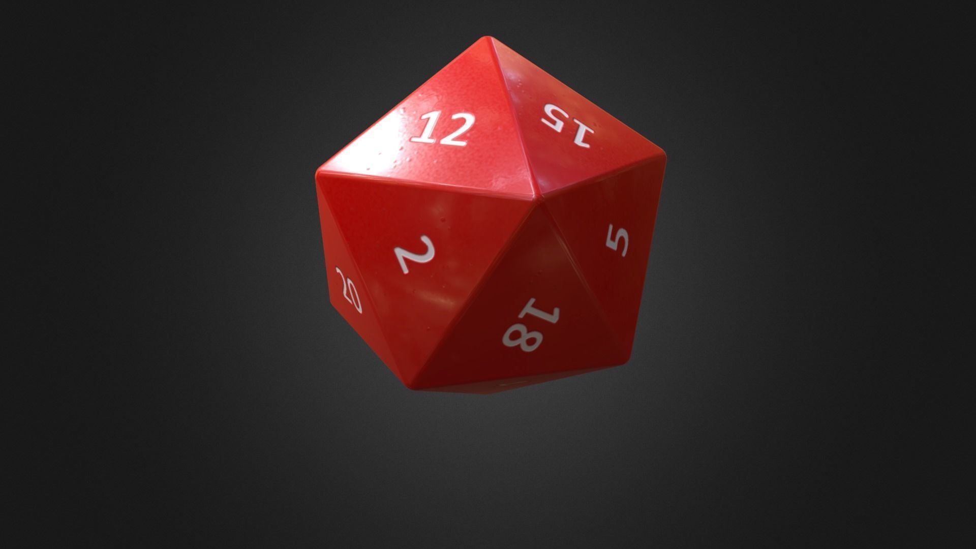 D20 Dice free VR / AR / low-poly 3D model | CGTrader
