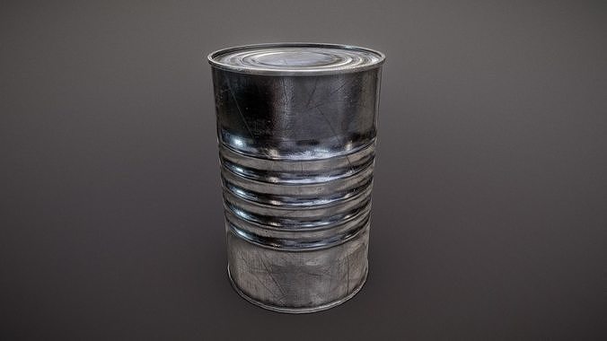 Tin Can free VR / AR / low-poly 3D model | CGTrader