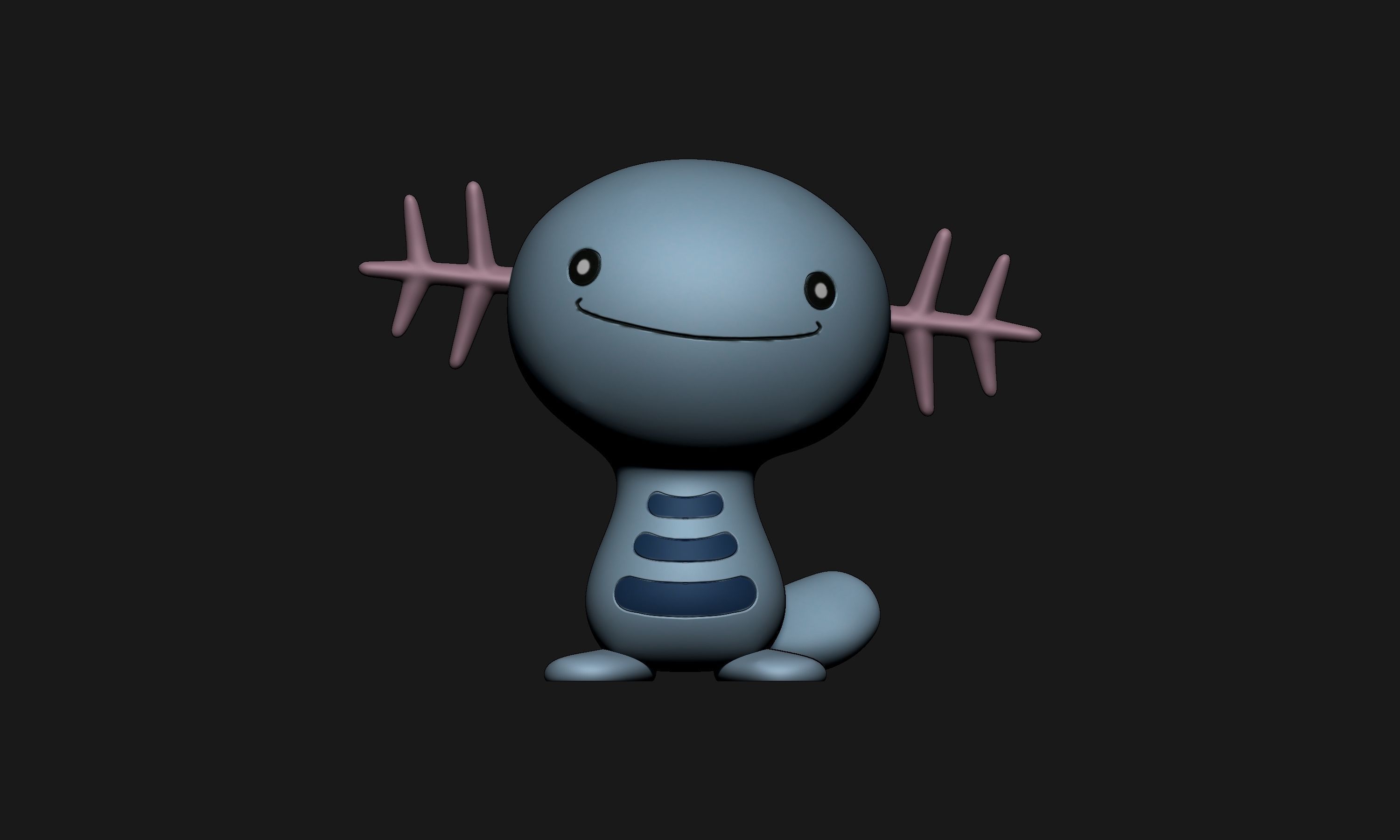 Pokemon - Wooper 3D model 3D printable | CGTrader