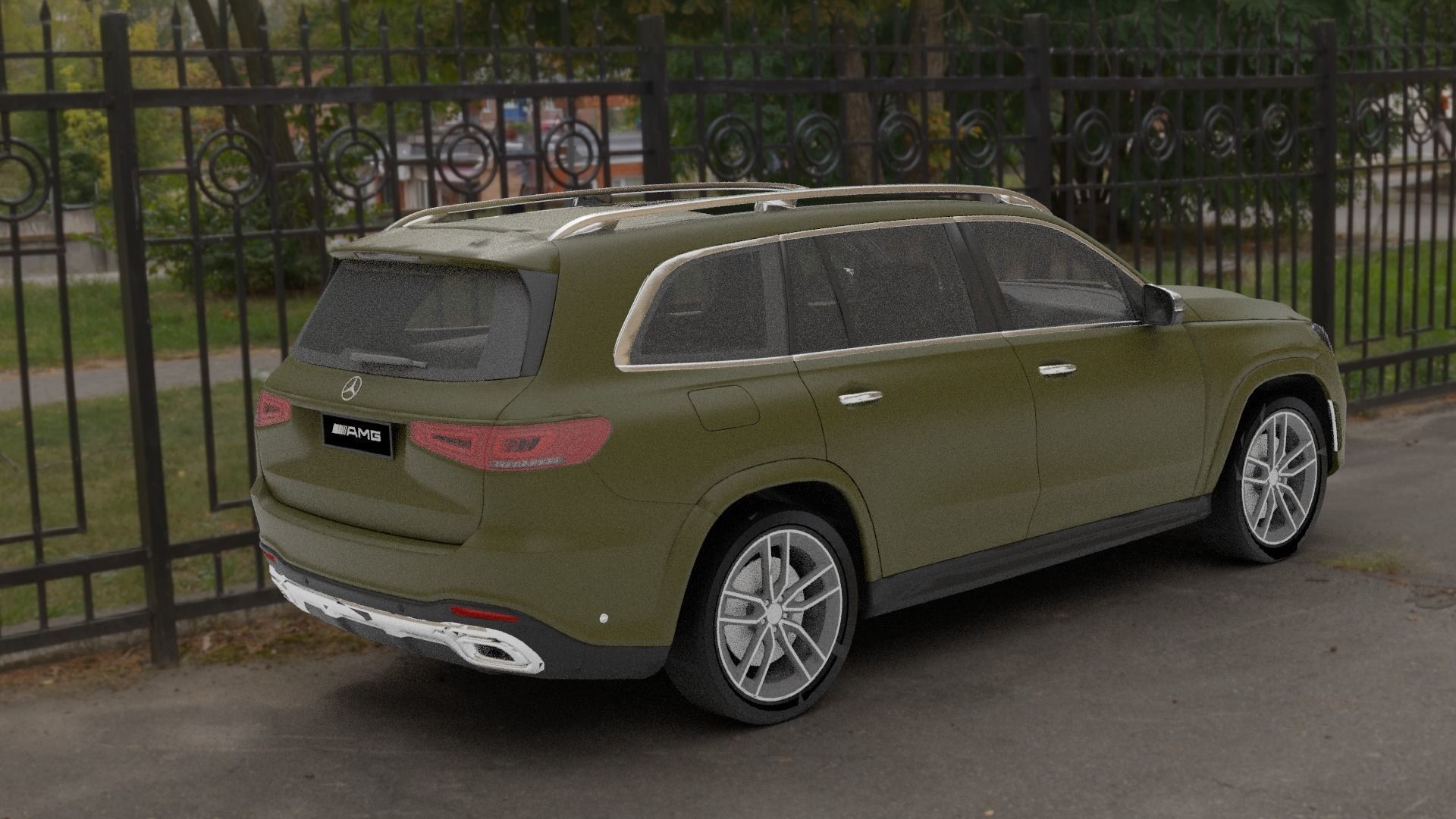 Mercedes-Benz S-GLS 580 AMG 3D model 3D model | CGTrader