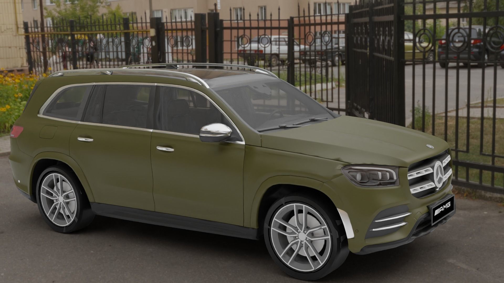 Mercedes-Benz S-GLS 580 AMG 3D model 3D model | CGTrader