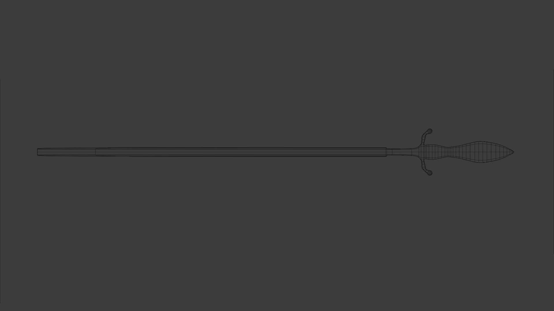 3D model Basic Spear VR / AR / low-poly | CGTrader