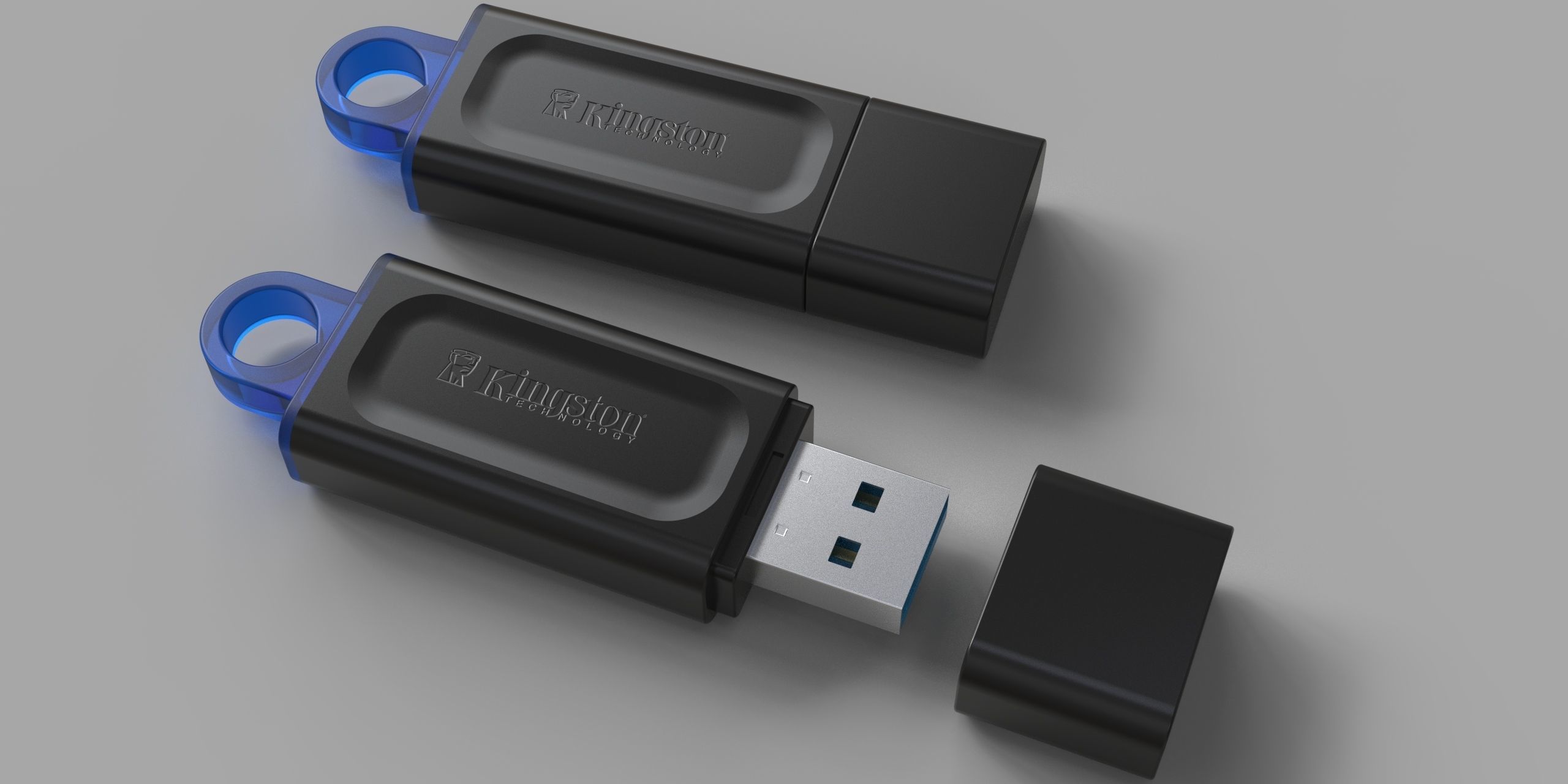 Pen drive sample 3D model | CGTrader