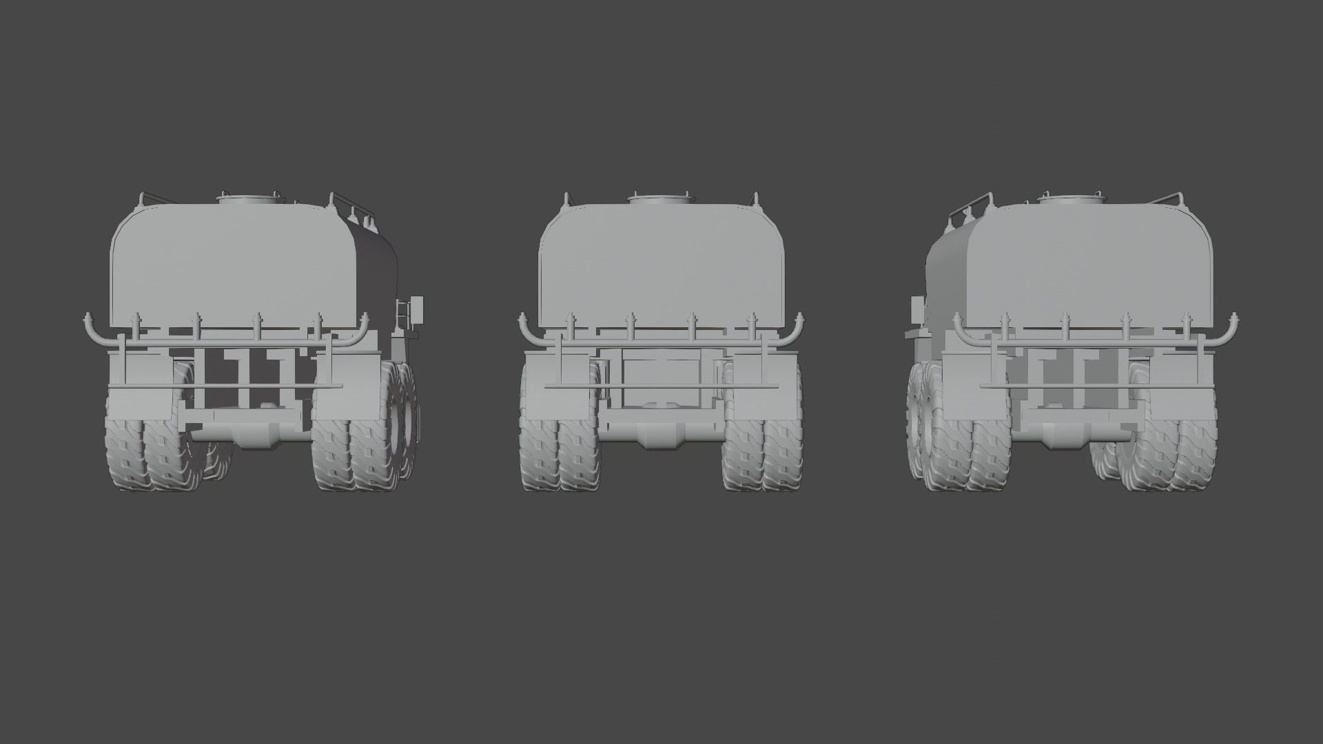 Open Pit Water Truck 3D model | CGTrader