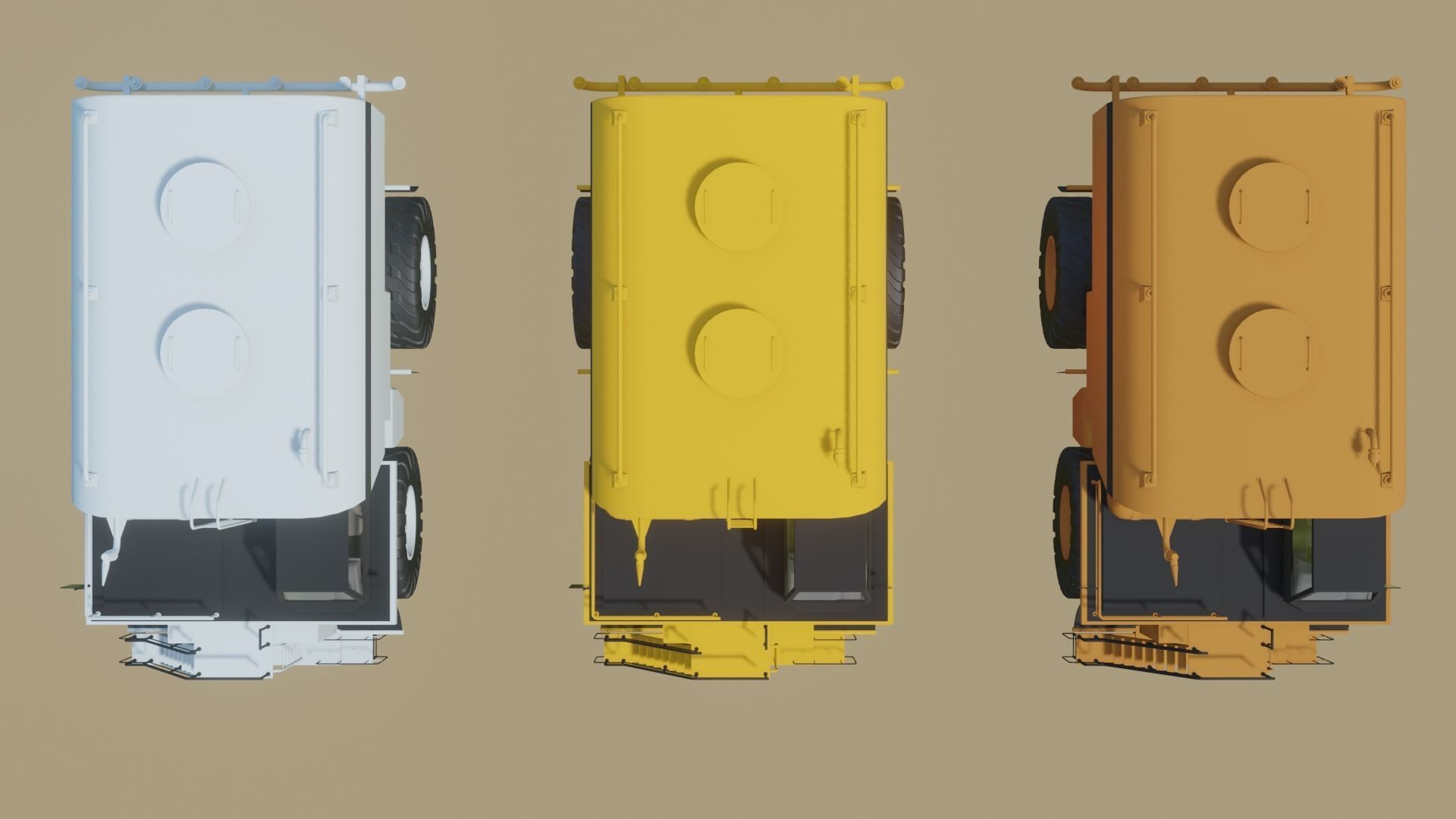 Open Pit Water Truck 3D model | CGTrader