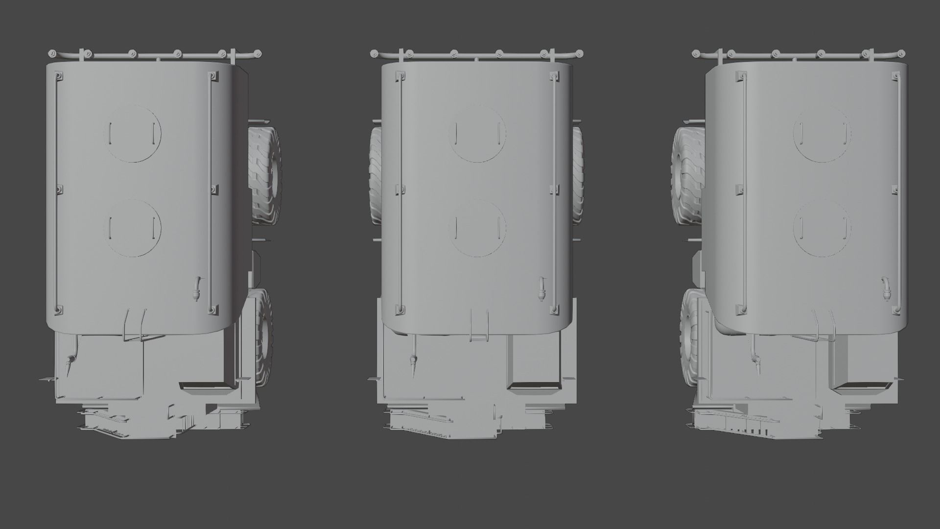 Open Pit Water Truck 3D model | CGTrader