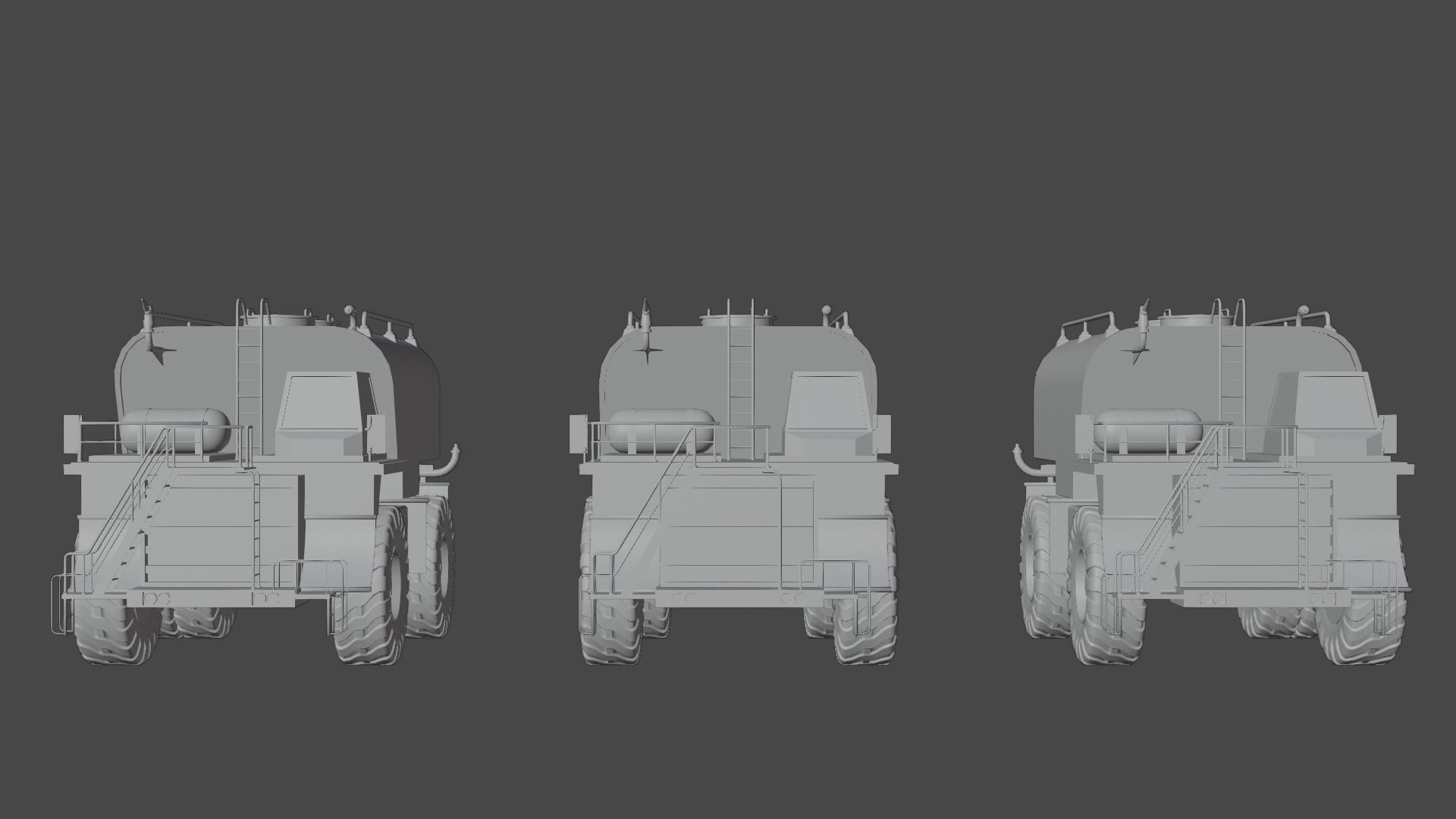 Open Pit Water Truck 3D model | CGTrader