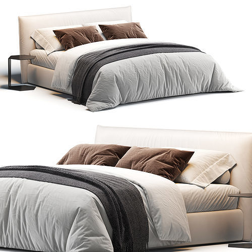 Toffee Bed 3D model | CGTrader