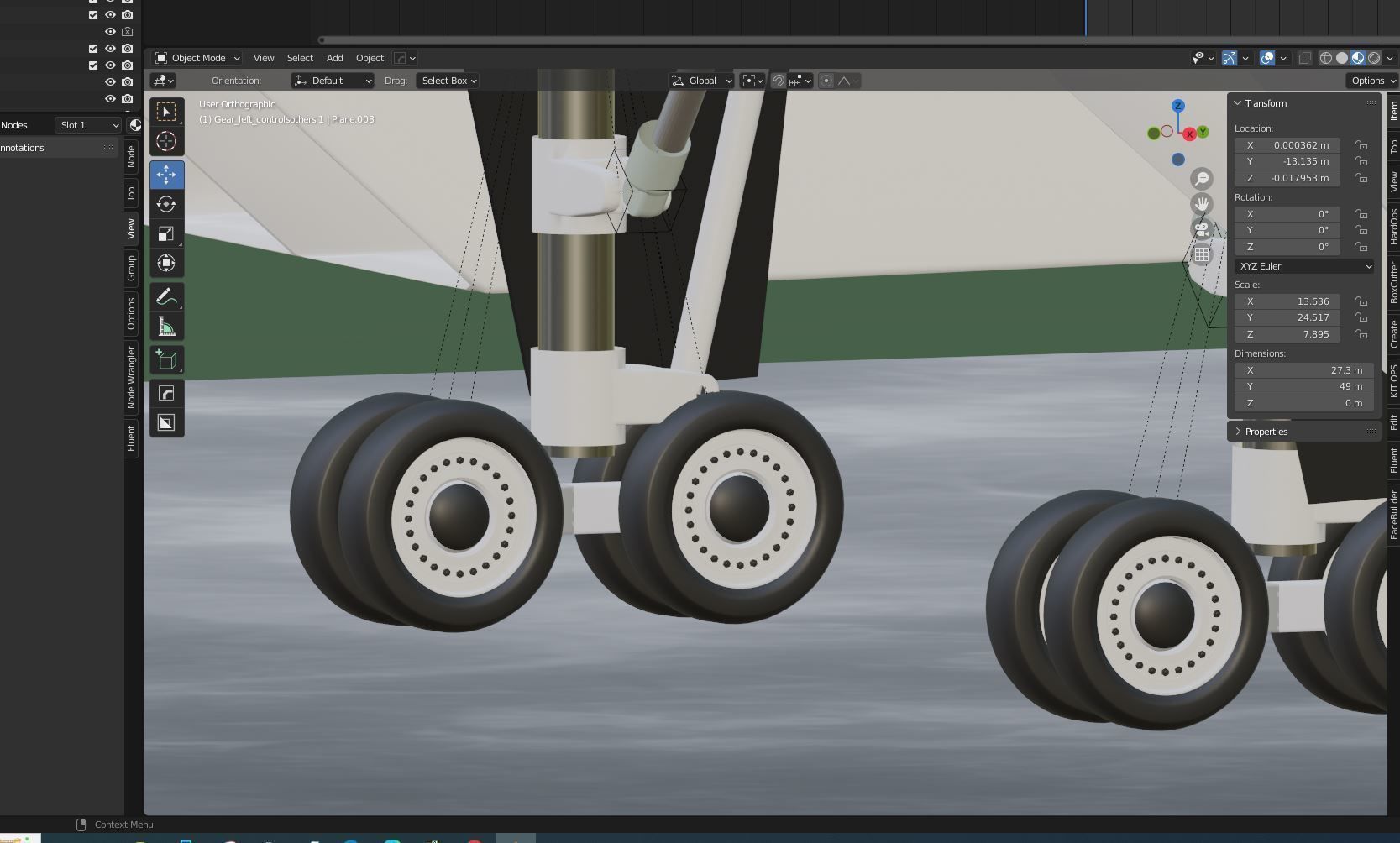 Concorde jet airplane taking off from runway at sunset 3D model rigged ...